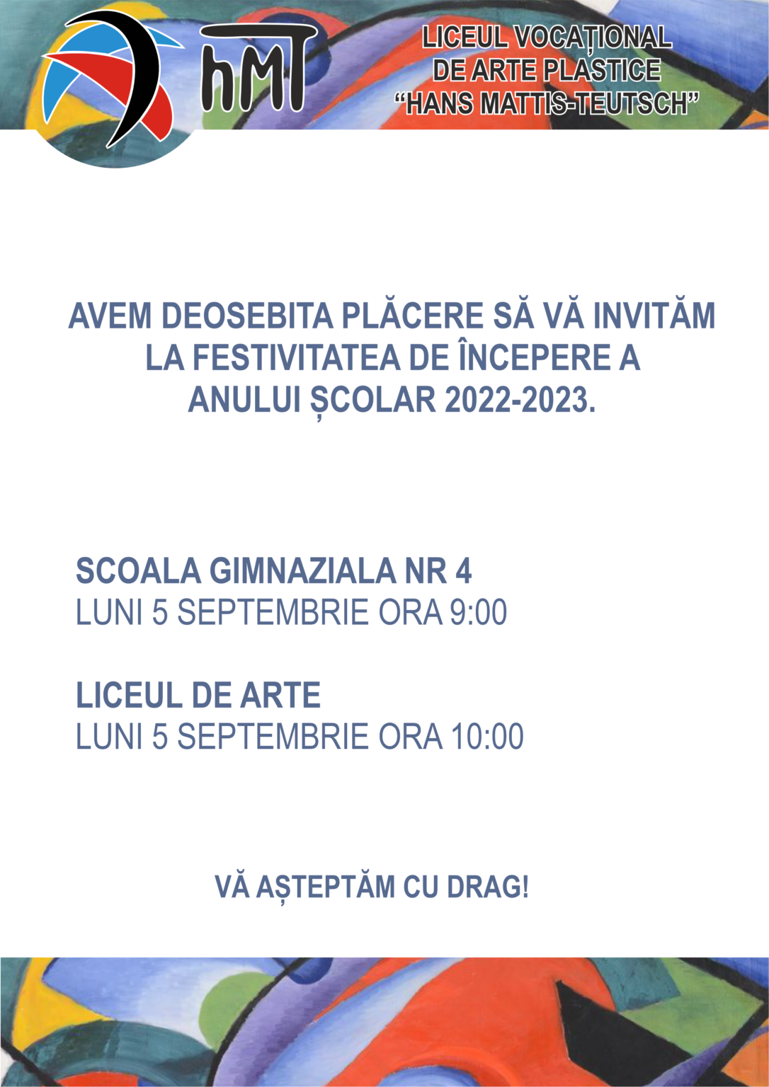 Liceul Vocational de Arte Plastice Hans Mattis-Teutsch – ” Arta nu ...